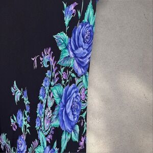 Vintage | Dresses | Vtg Y2k Silk Floral Beaded Fairy Goth Whimsical ...